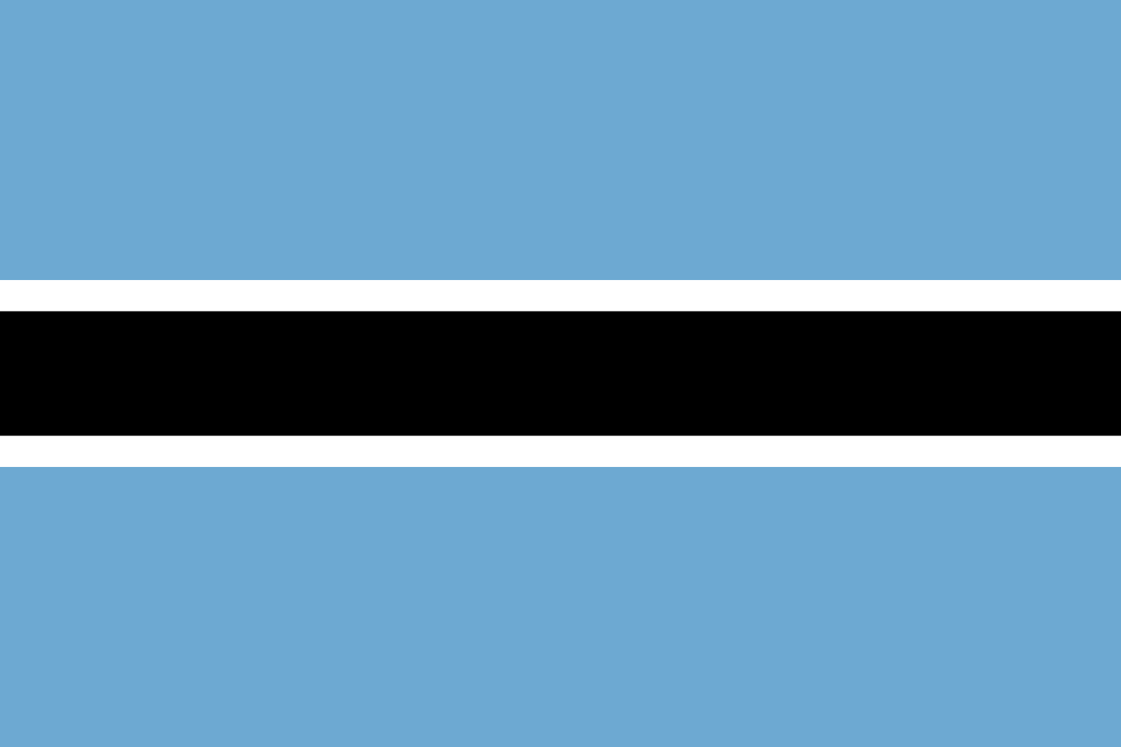Bandera de Botsuana 🇧🇼 – Banderas del mundo