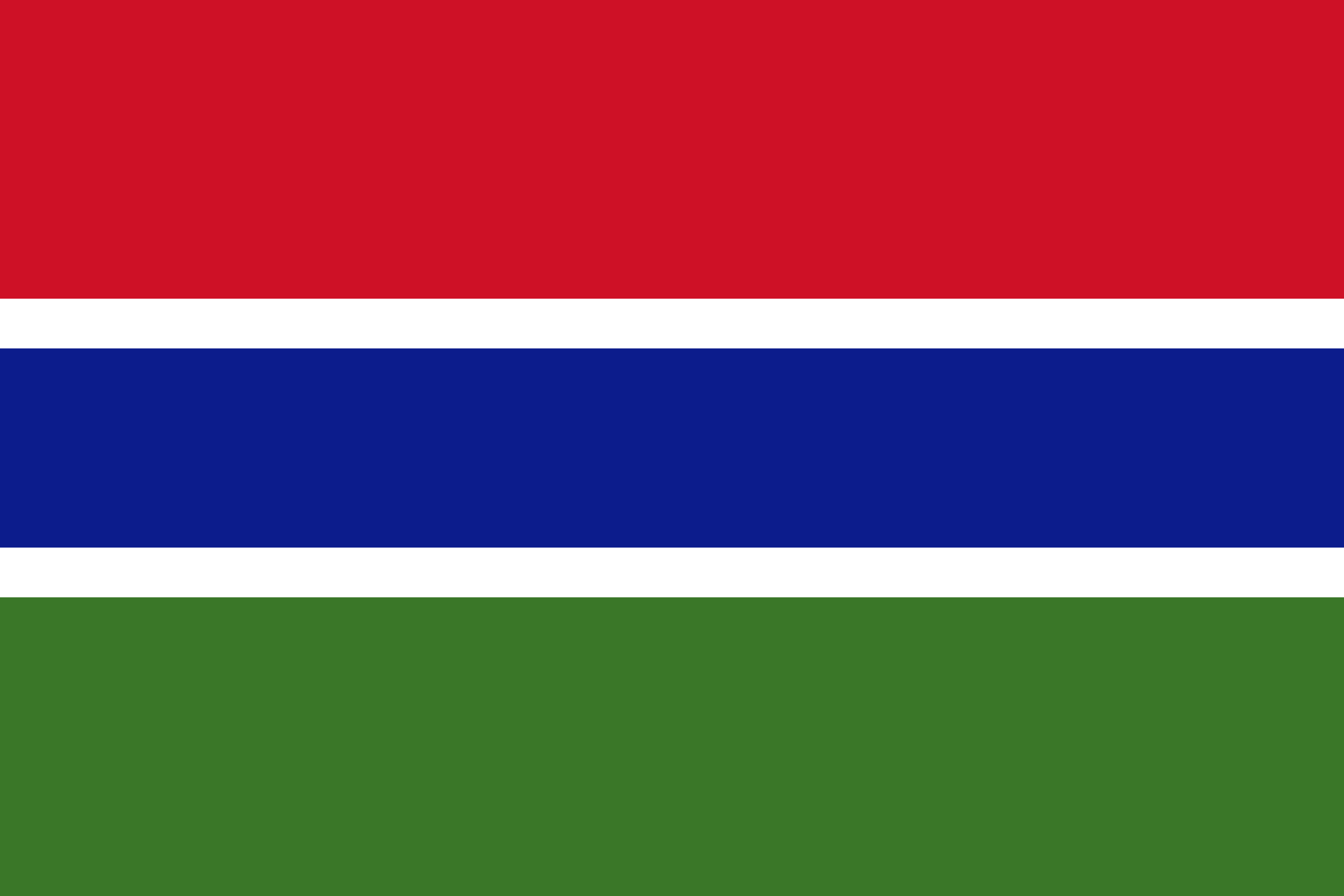 Bandera de Gambia 🇬🇲 – Banderas del mundo