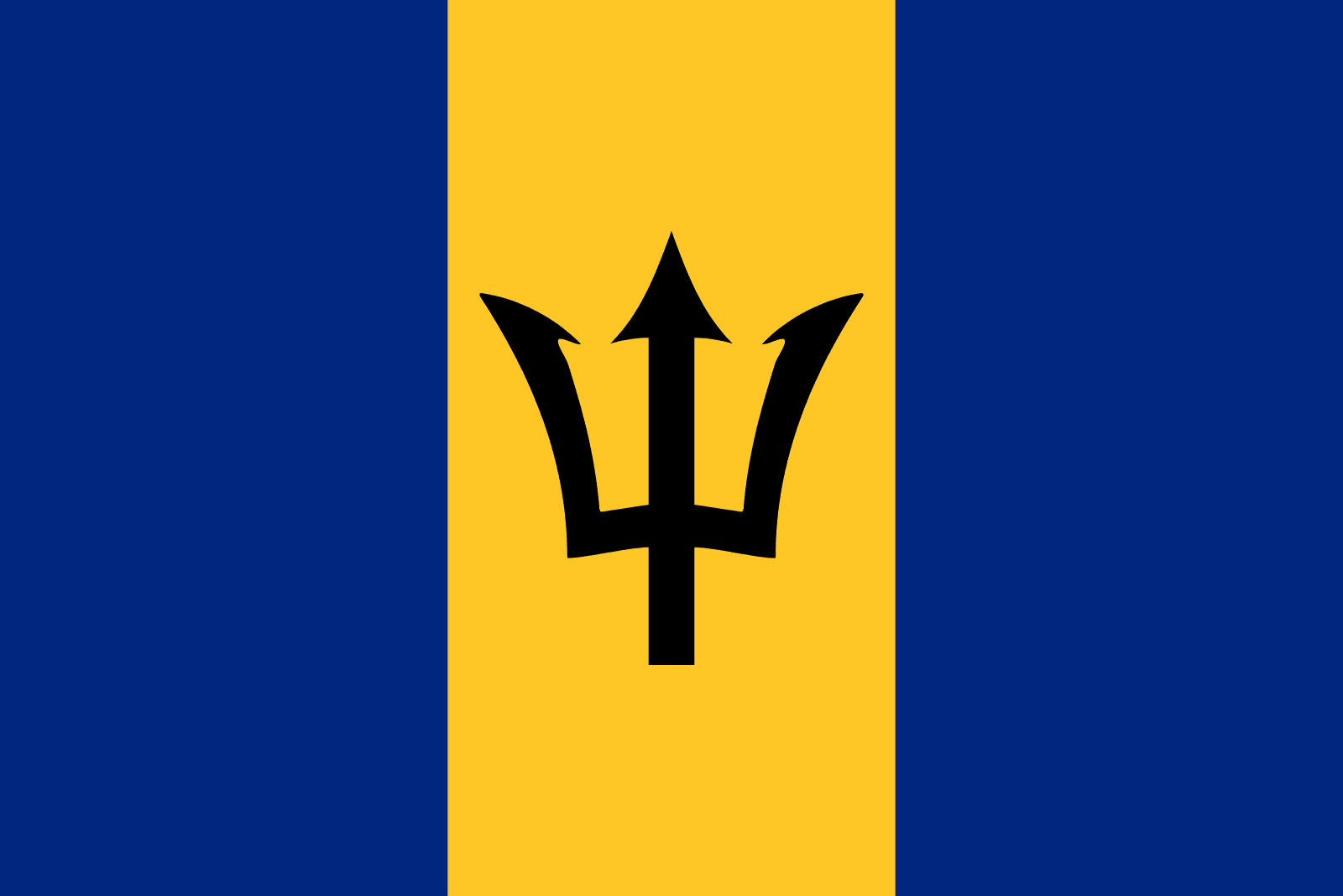 Bandera de Barbados | Banderas-mundo.es