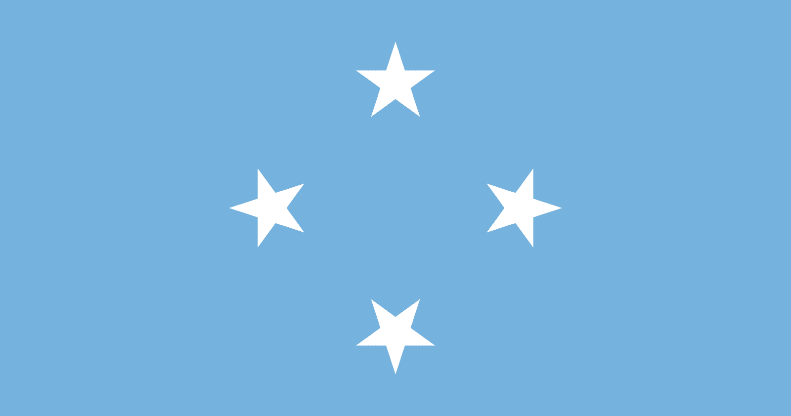 Bandera de los Estados Federados de Micronesia | Banderas-mundo.es