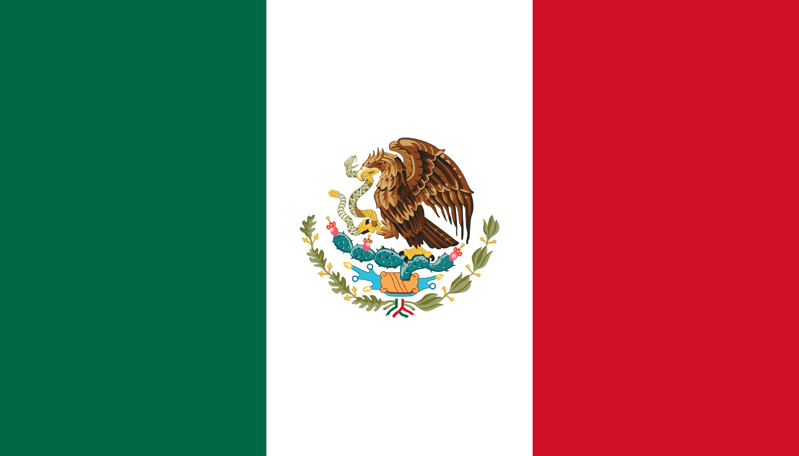 Descargar iconos de la bandera de México | Banderas-mundo.es