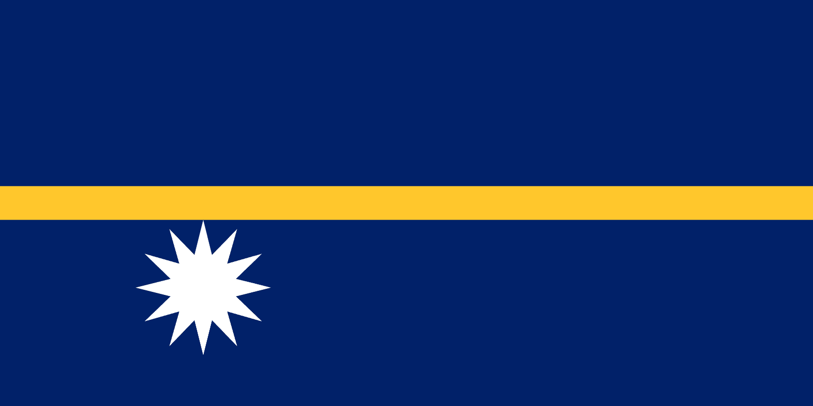 Bandera de Nauru | Banderas-mundo.es