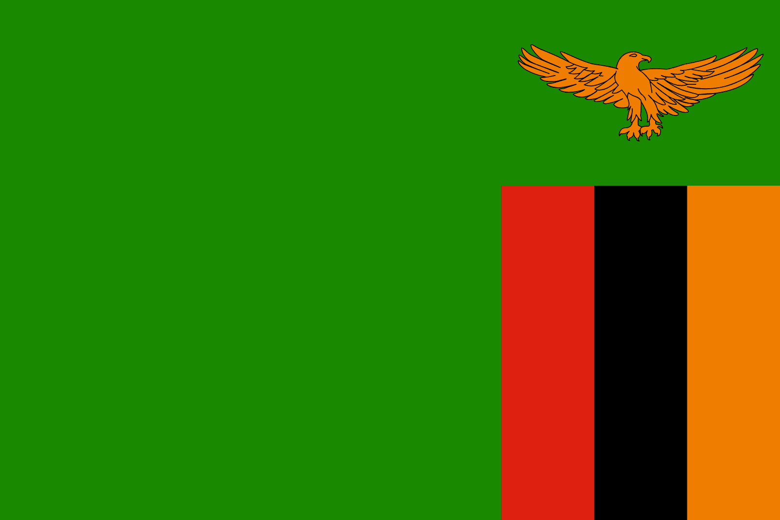 Bandera de Zambia | Banderas-mundo.es