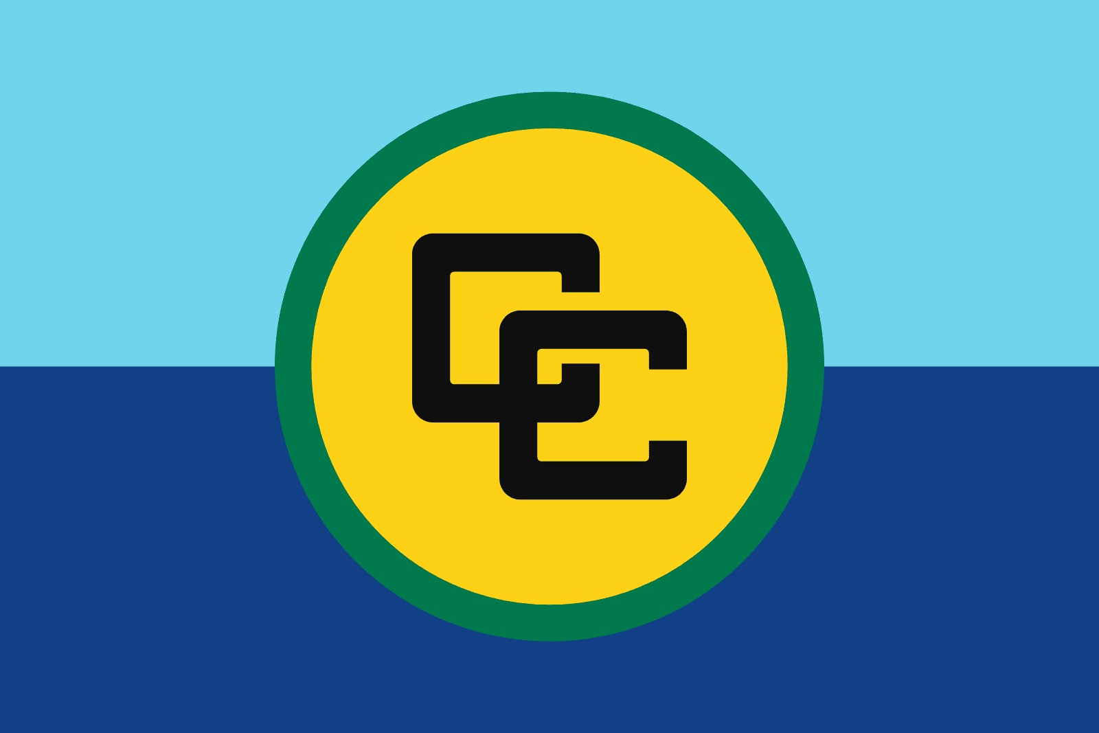Bandera de Comunidad del Caribe y banderas de sus miembros (15 ...